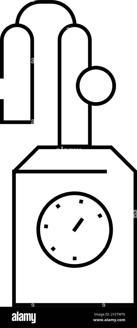 distiller equipment line icon vector illustration Stock Vector Image ...