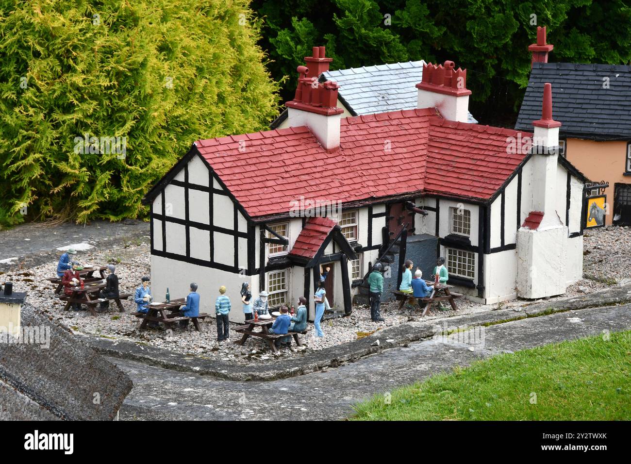 Model village at Southport, Lancashire Stock Photo - Alamy