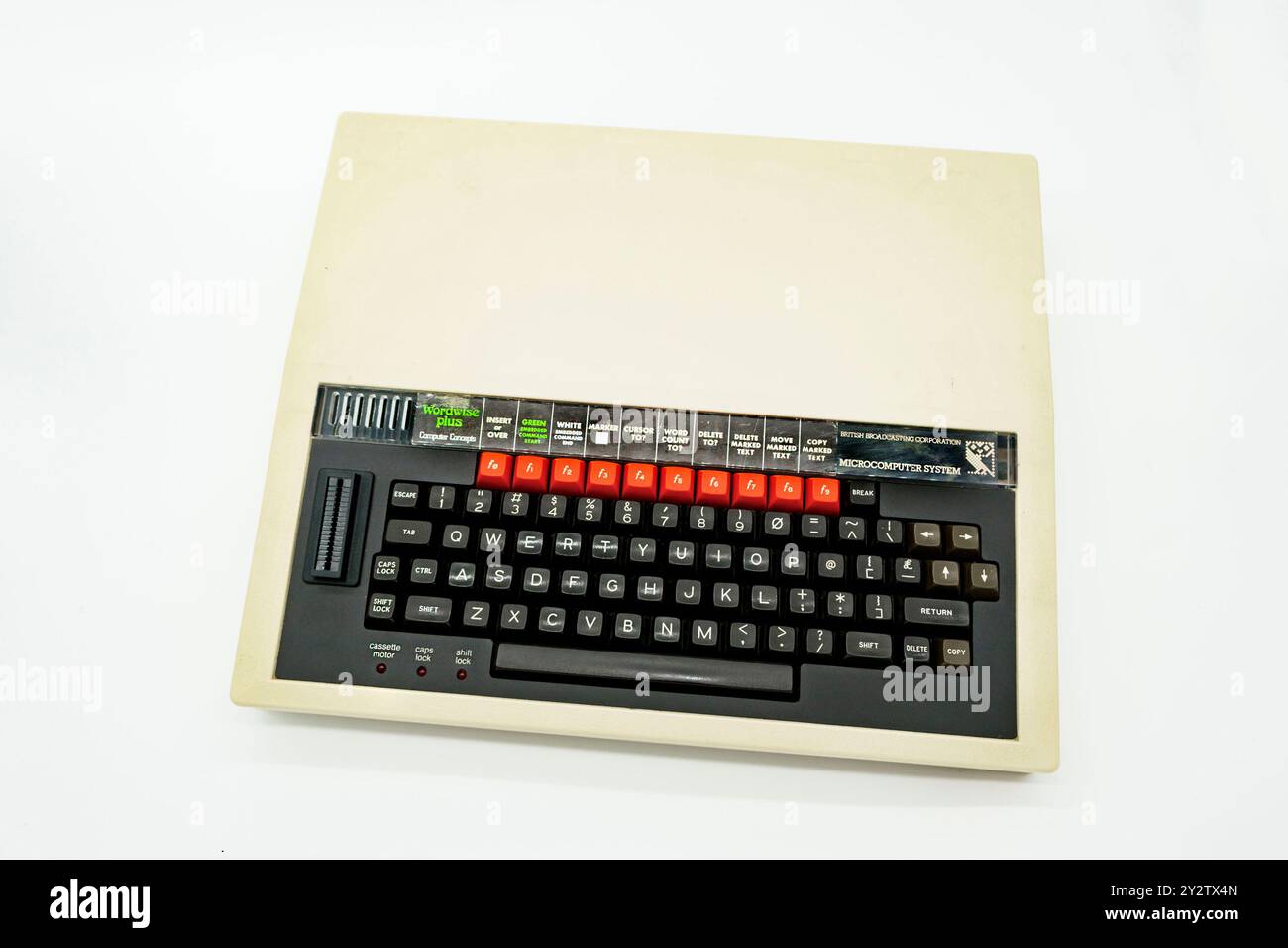 vintage acorn bbc micro computer THB4194 isolated on white studio ...