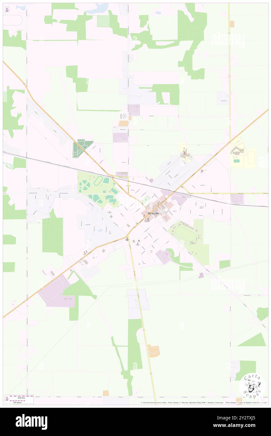 Map of hicksville Cut Out Stock Images & Pictures - Alamy