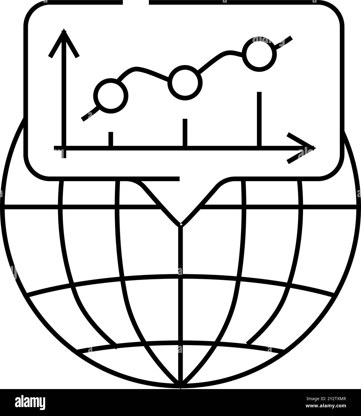 global business line icon vector illustration Stock Vector Image & Art ...