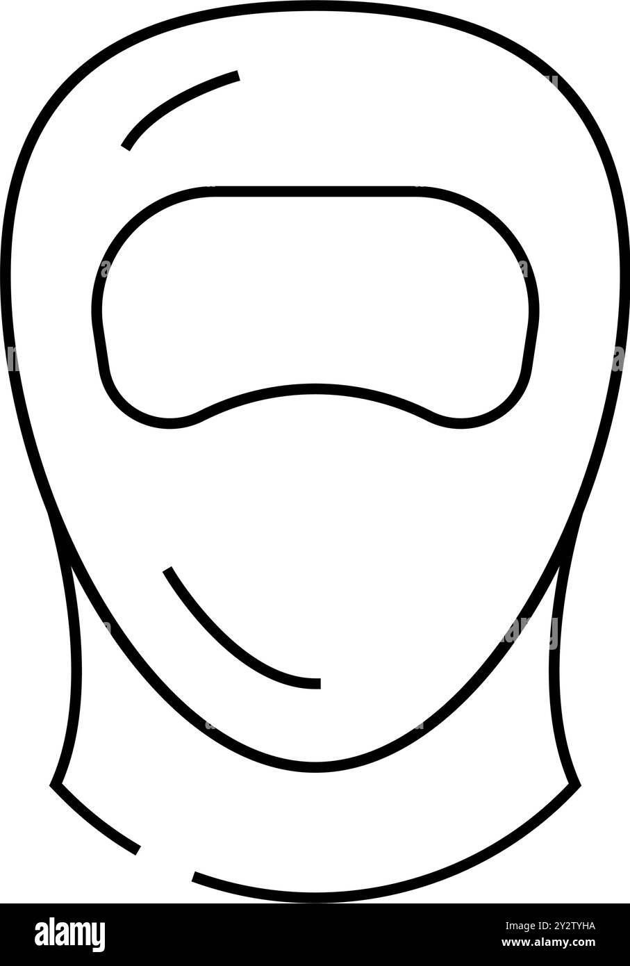 diving helmet line icon vector illustration Stock Vector Image & Art ...