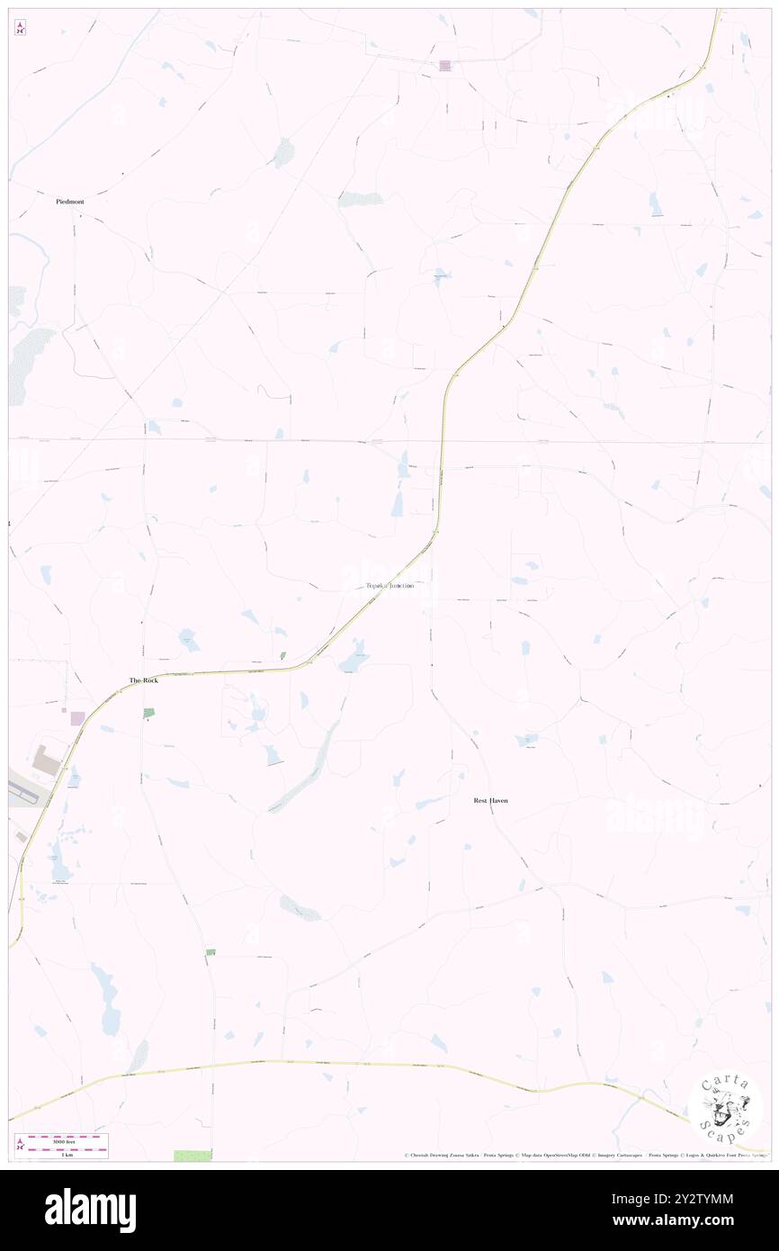 Topeka Junction, Upson County, US, United States, Georgia, N 32 58' 28 ...