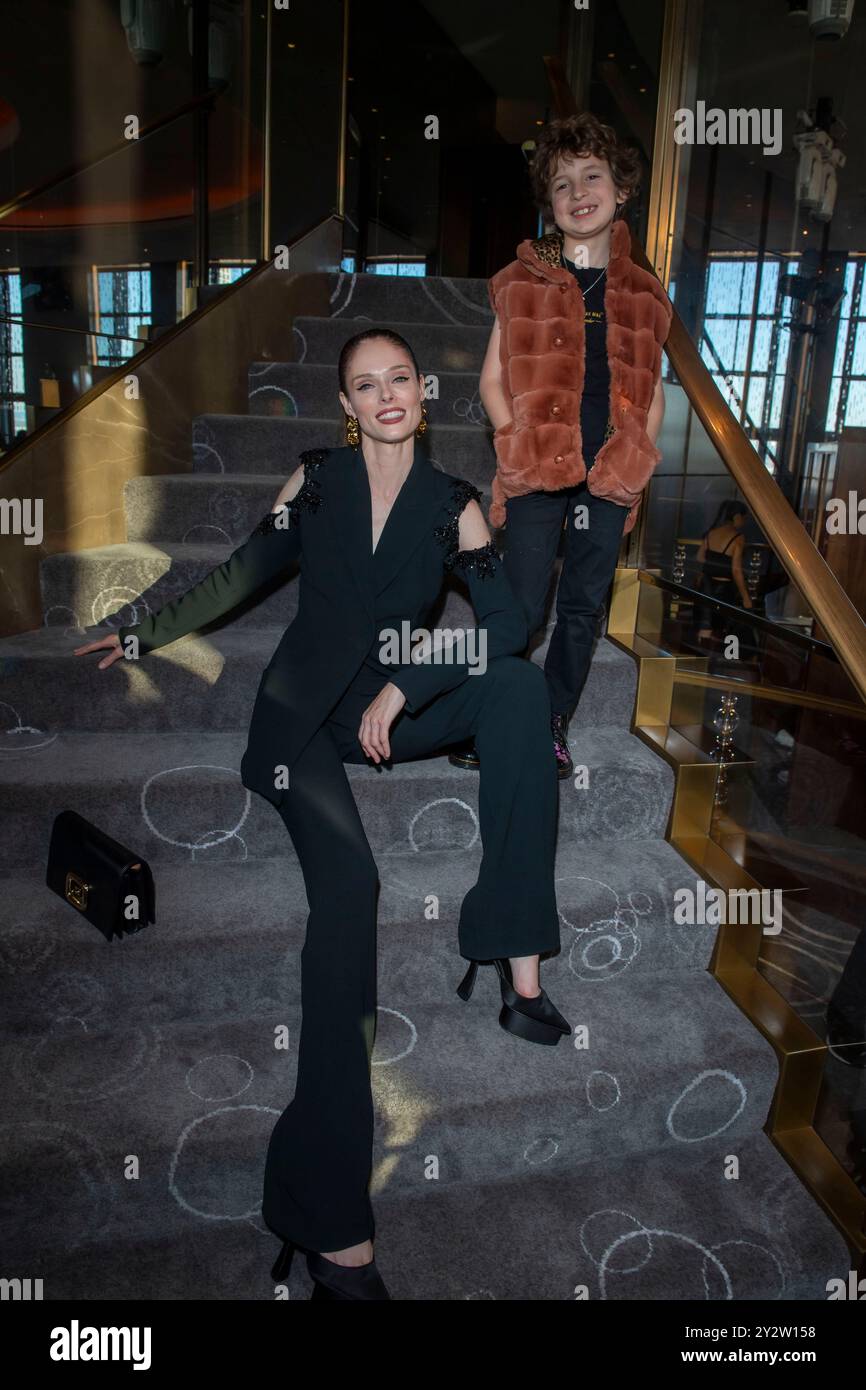 New York, United States. 10th Sep, 2024. (L-R) Coco Rocha and Max ...