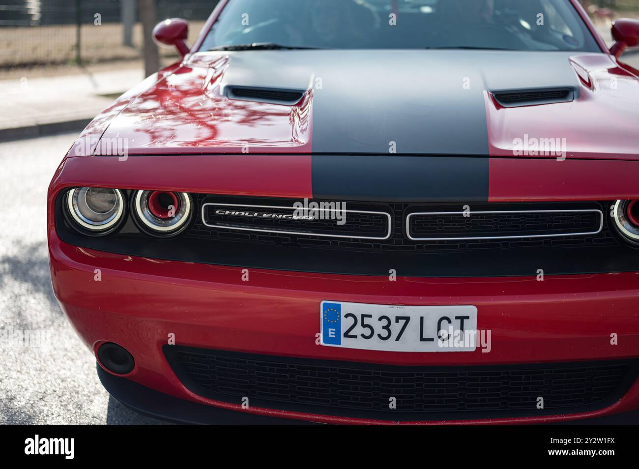 third generation Dodge Challenger American sports car, you can see the ...