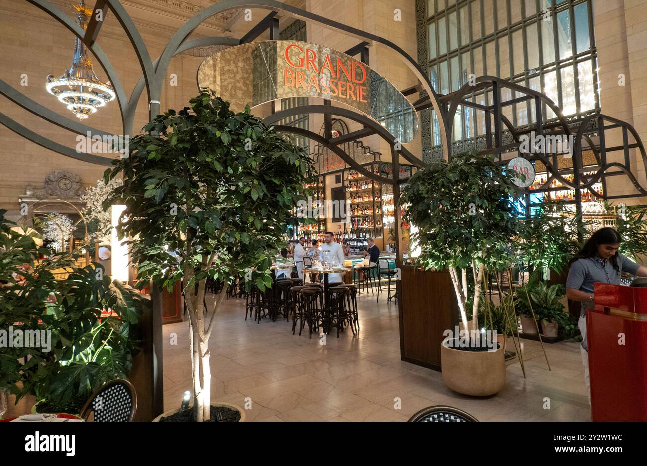 Grand brasserie is a Parisian style restaurant in Vanderbilt Hall ...