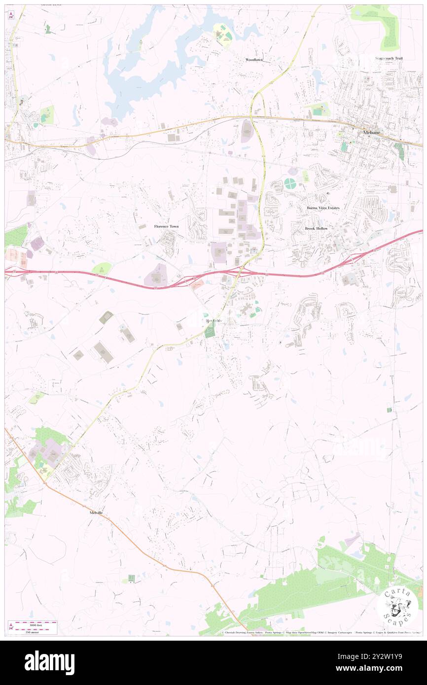 Alamance county map Cut Out Stock Images & Pictures - Alamy