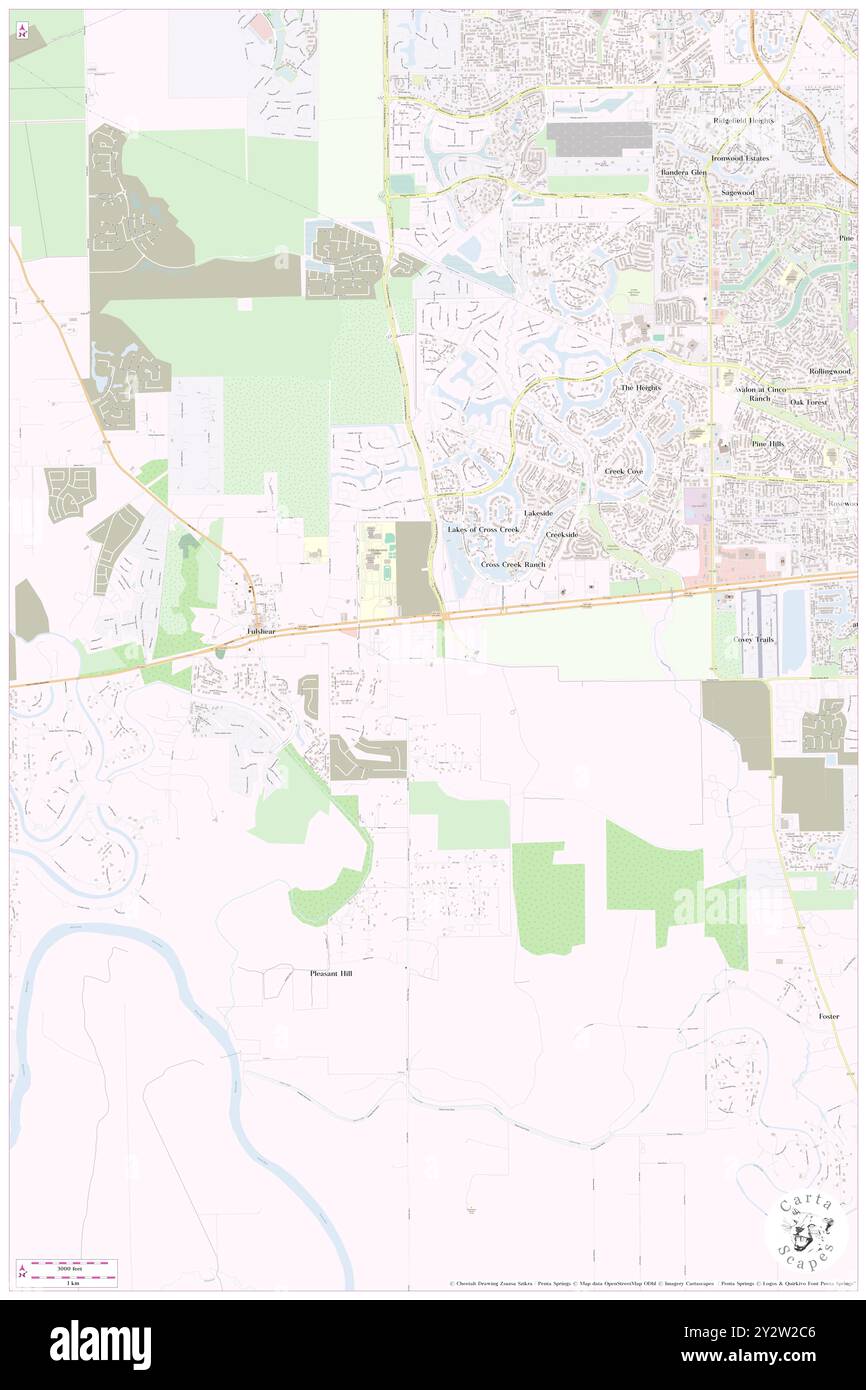 Fulshear, Fort Bend County, US, United States, Texas, N 29 41' 23'', S ...