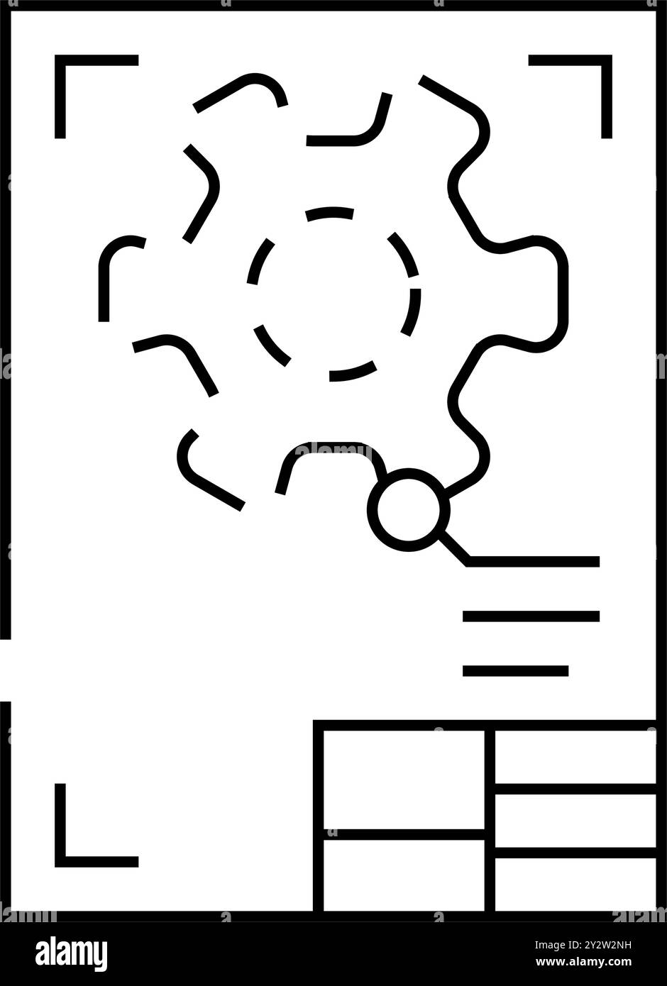 drawing digital document line icon vector illustration Stock Vector ...