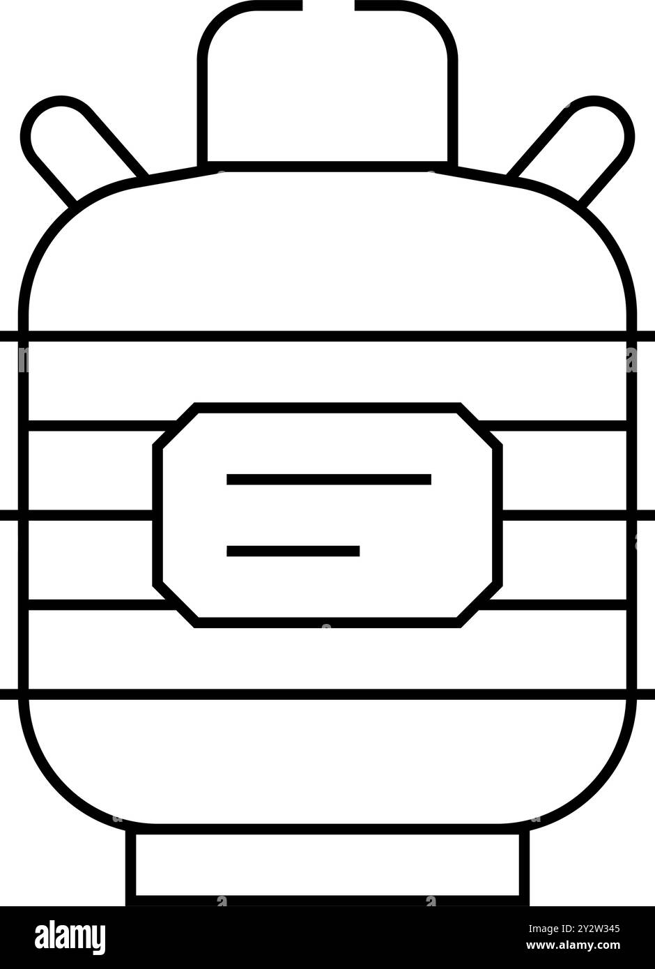 dewar vessel laboratory tool line icon vector illustration Stock Vector ...