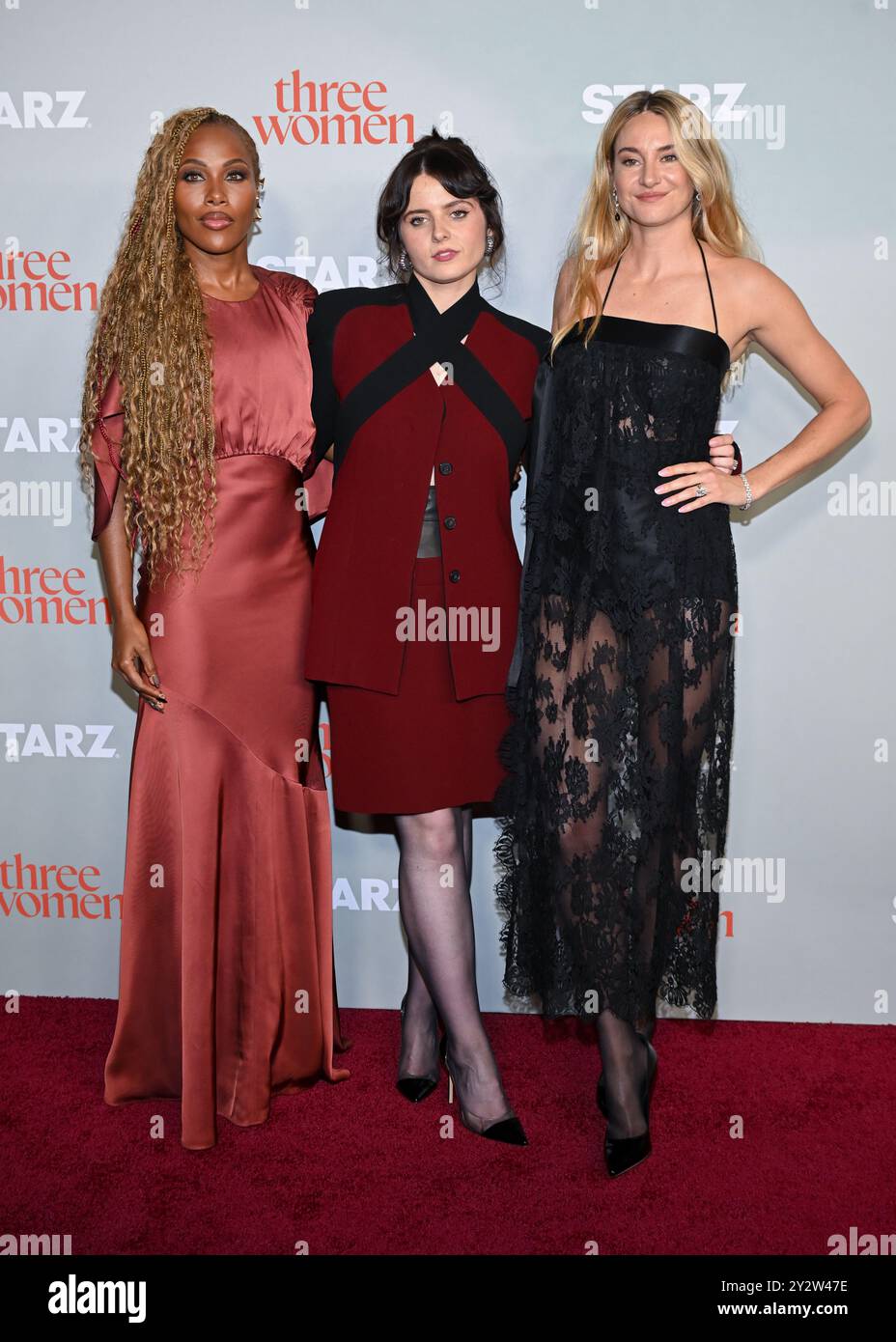 DeWanda Wise, Gabrielle Creevy and Shailene Woodley attend “Three Women ...