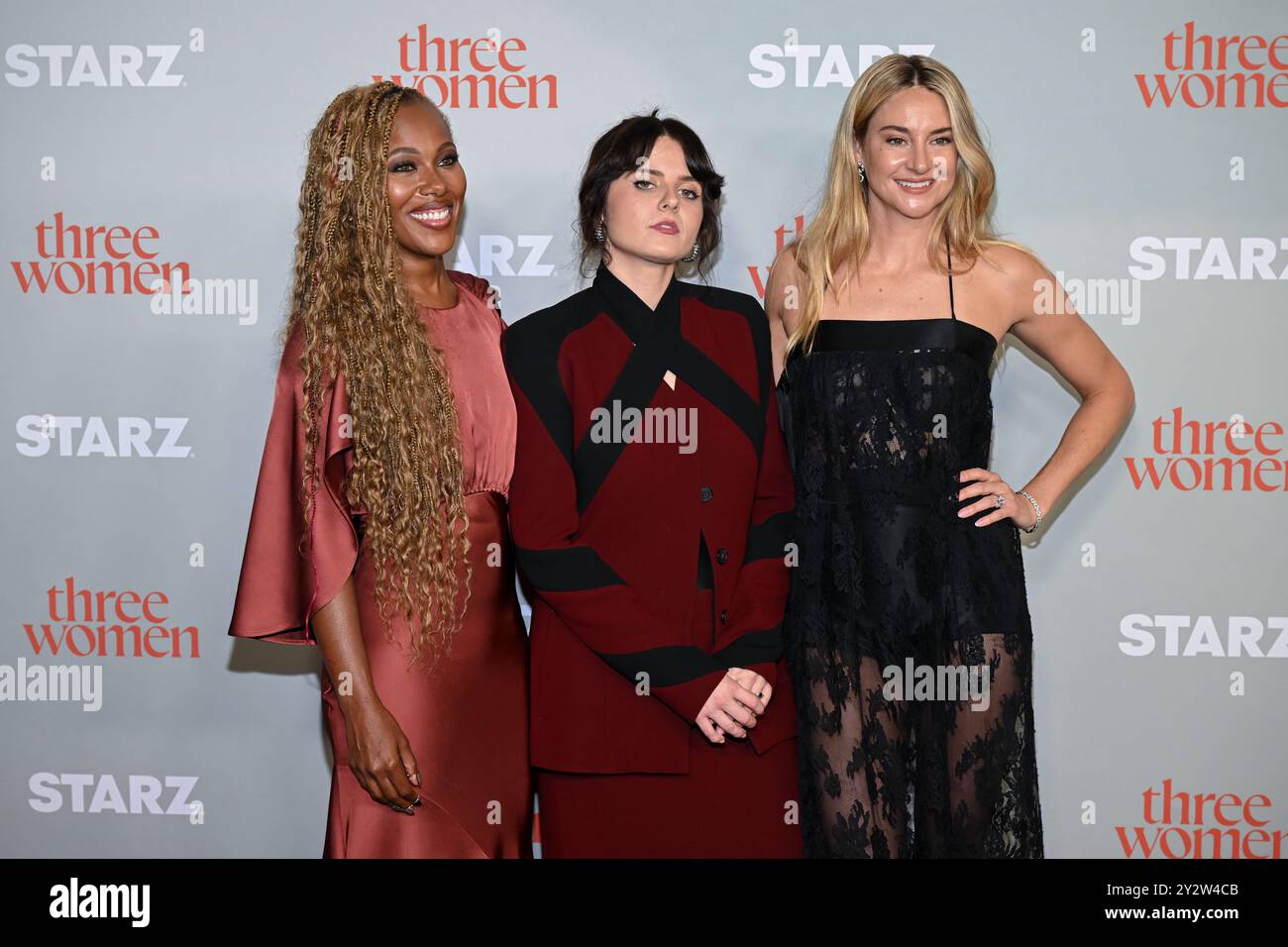 DeWanda Wise, Gabrielle Creevy and Shailene Woodley attend “Three Women ...