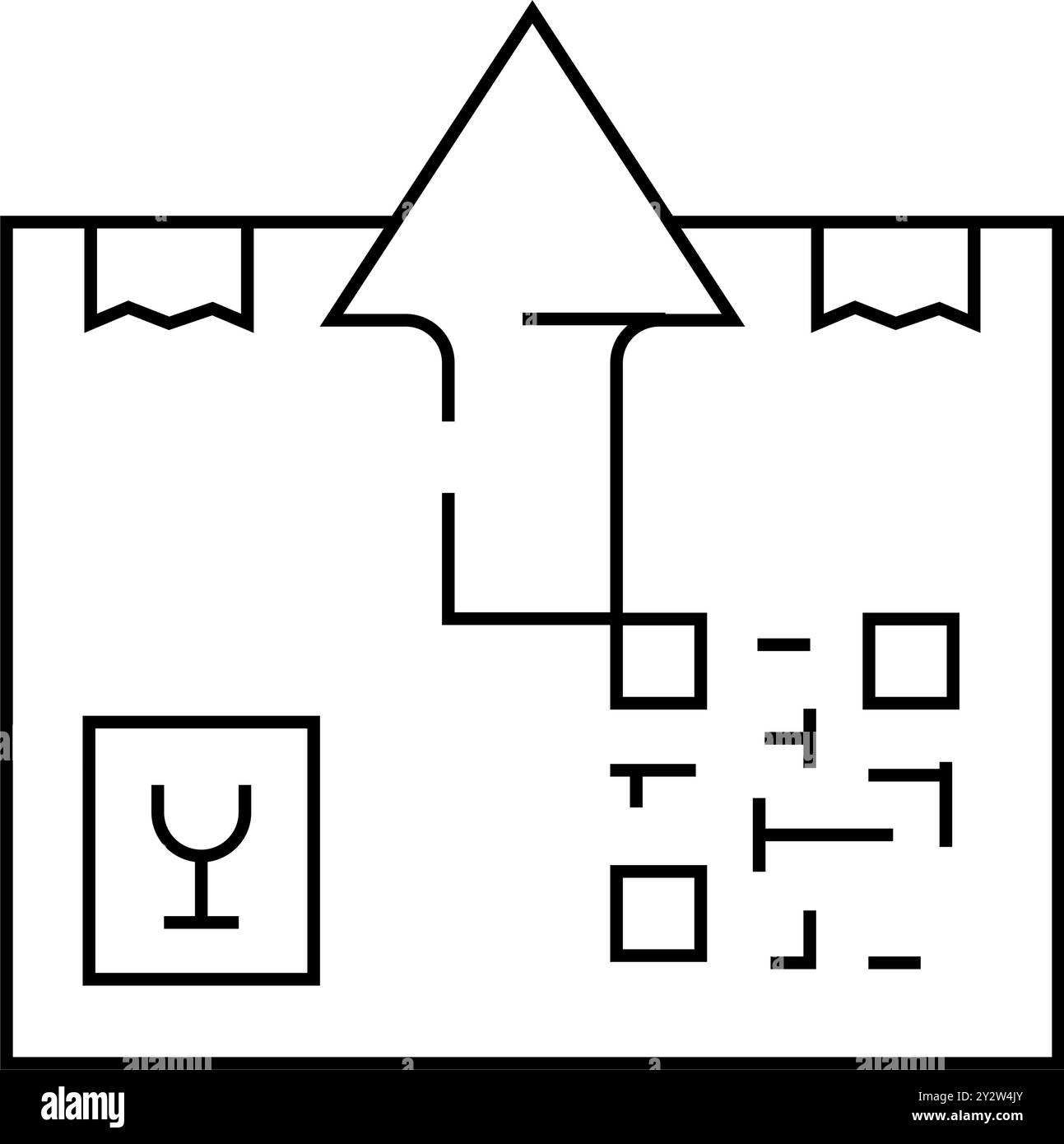 export goods line icon vector illustration Stock Vector Image & Art - Alamy
