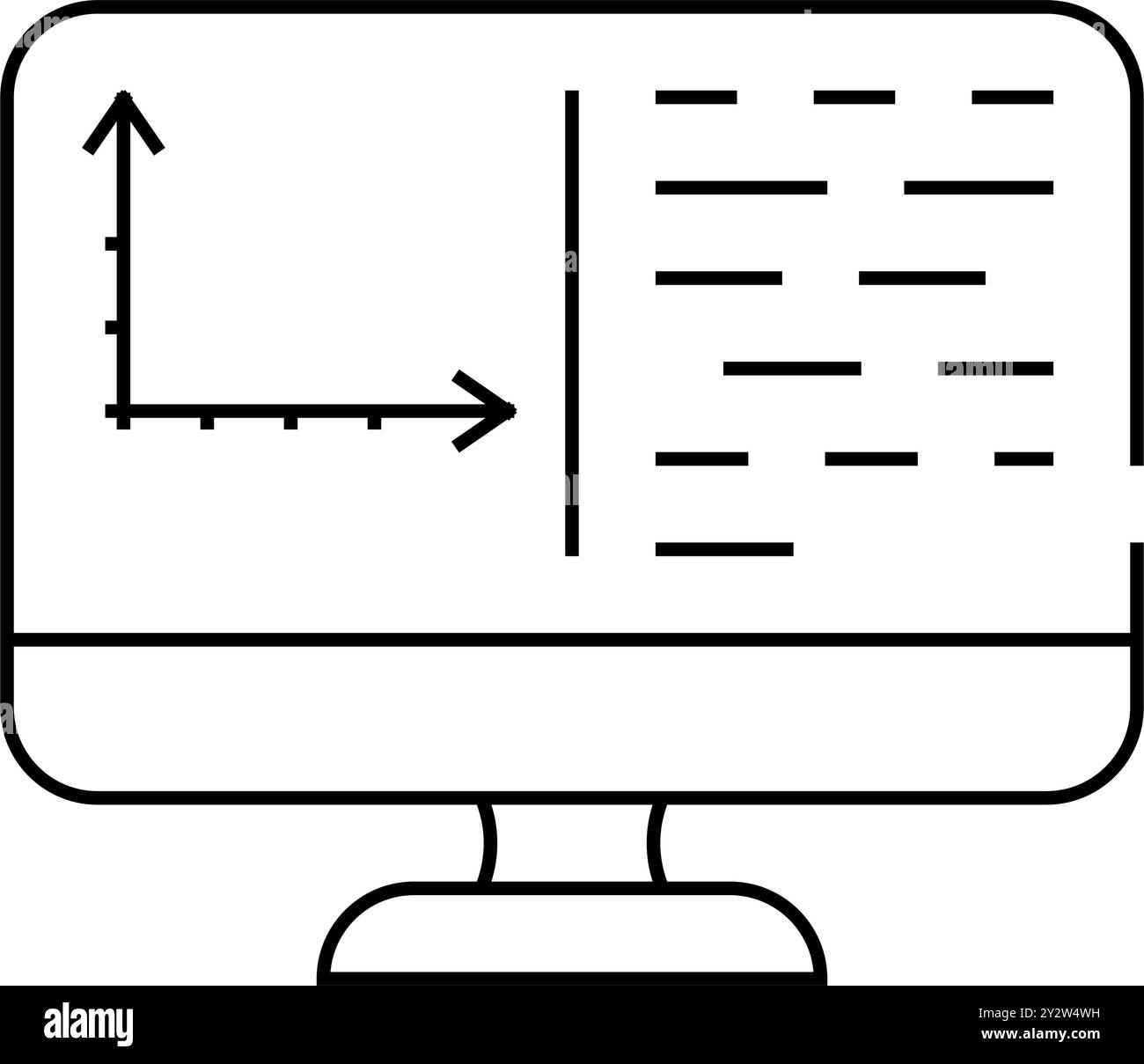 programming data science line icon vector illustration Stock Vector ... programming data science line icon vector illustration Stock Vector ...