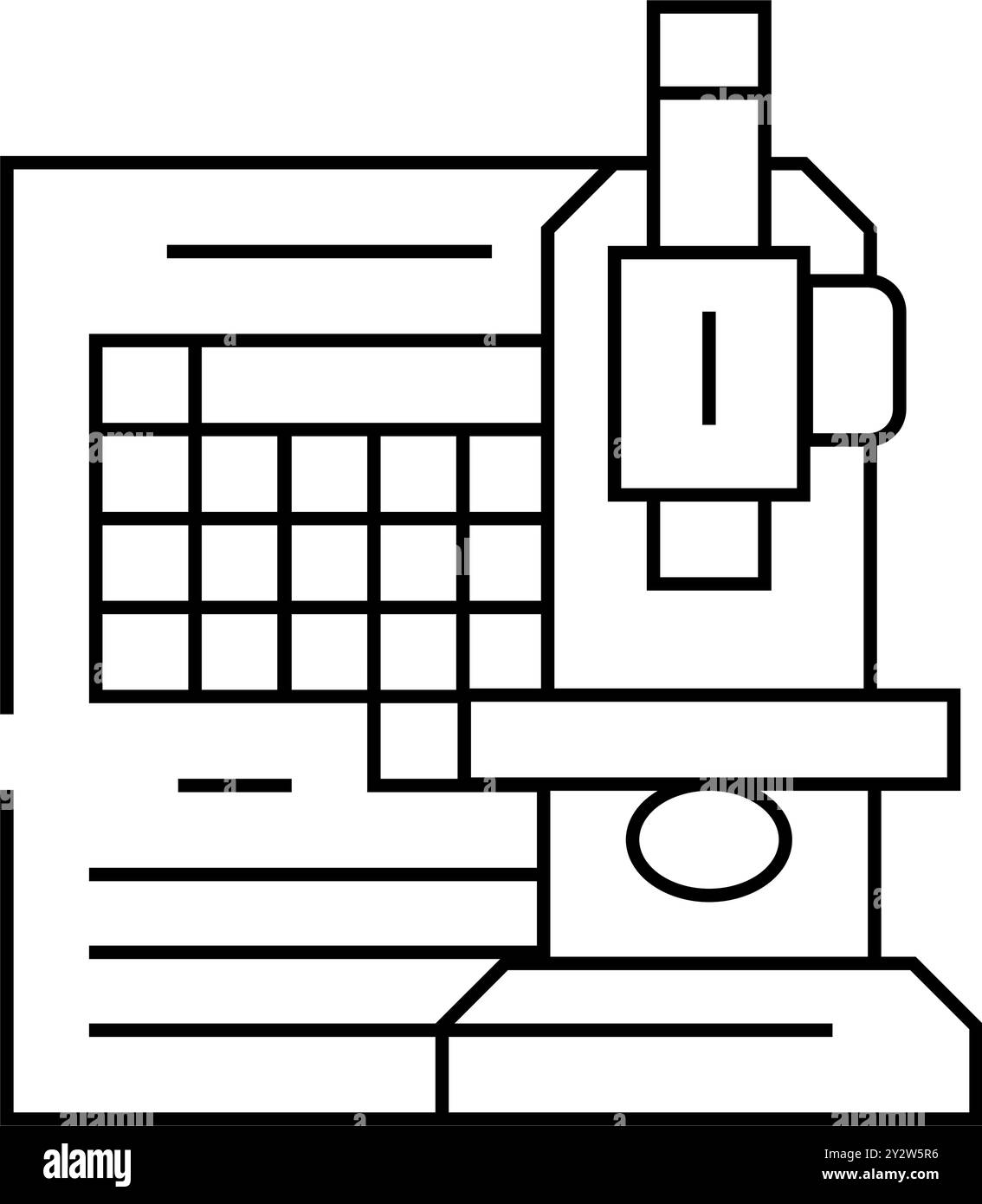 scientific approach line icon vector illustration Stock Vector Image ...