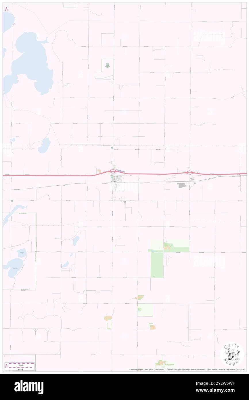 Tappen north dakota map Cut Out Stock Images & Pictures - Alamy