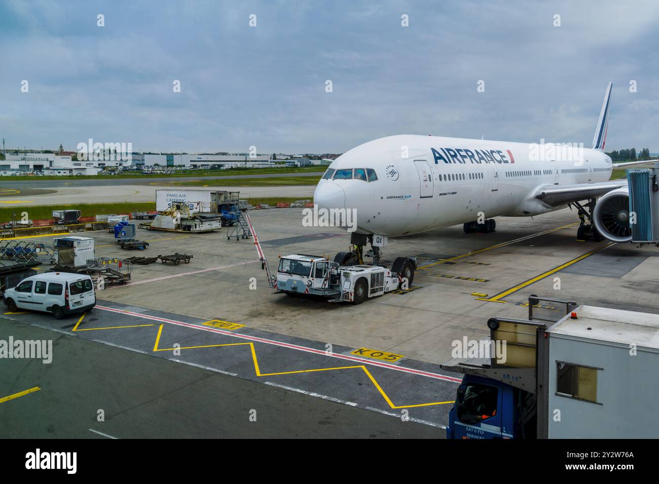CDG airport, Paris, France 26APR2024 - Air France Boeing 777 aircraft ...