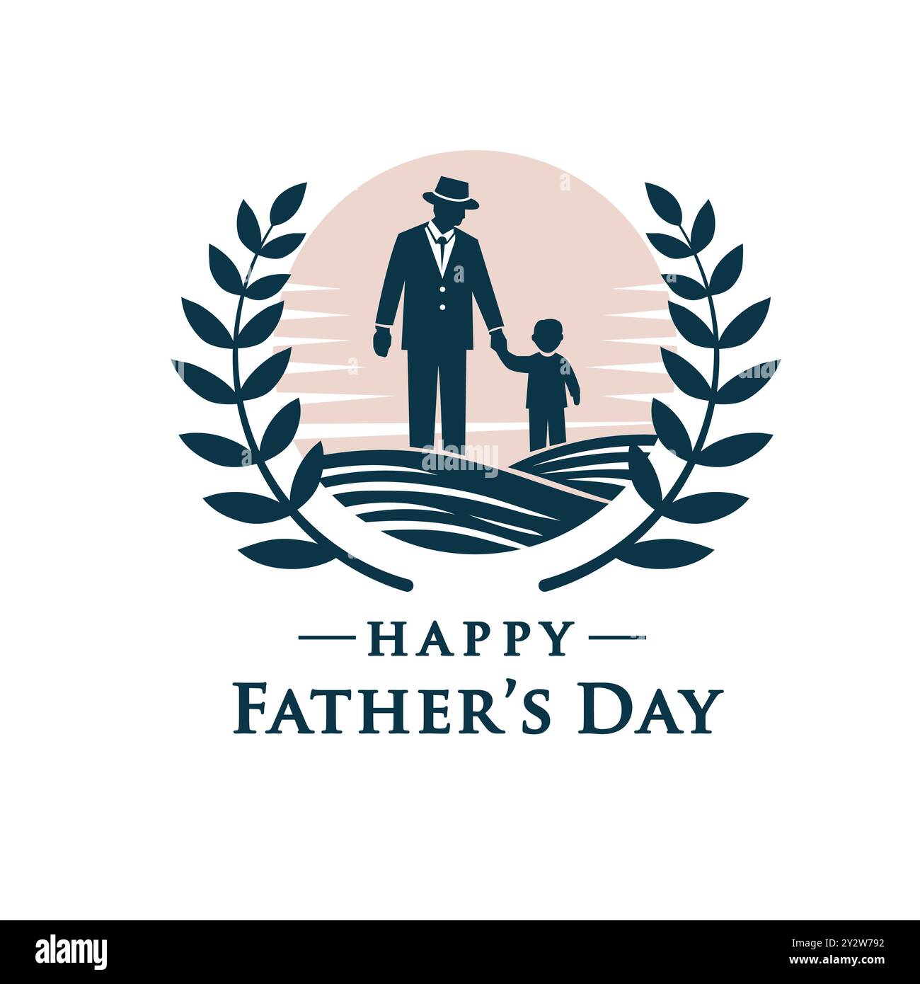 Happy family, retro style Cut Out Stock Images & Pictures - Alamy