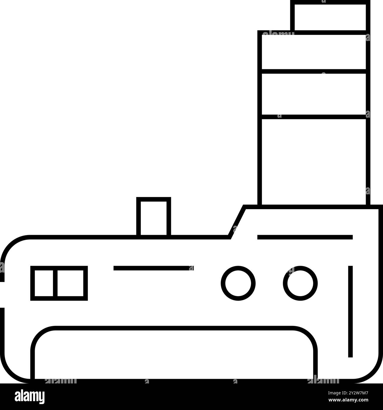 battery pack line icon vector illustration Stock Vector Image & Art - Alamy