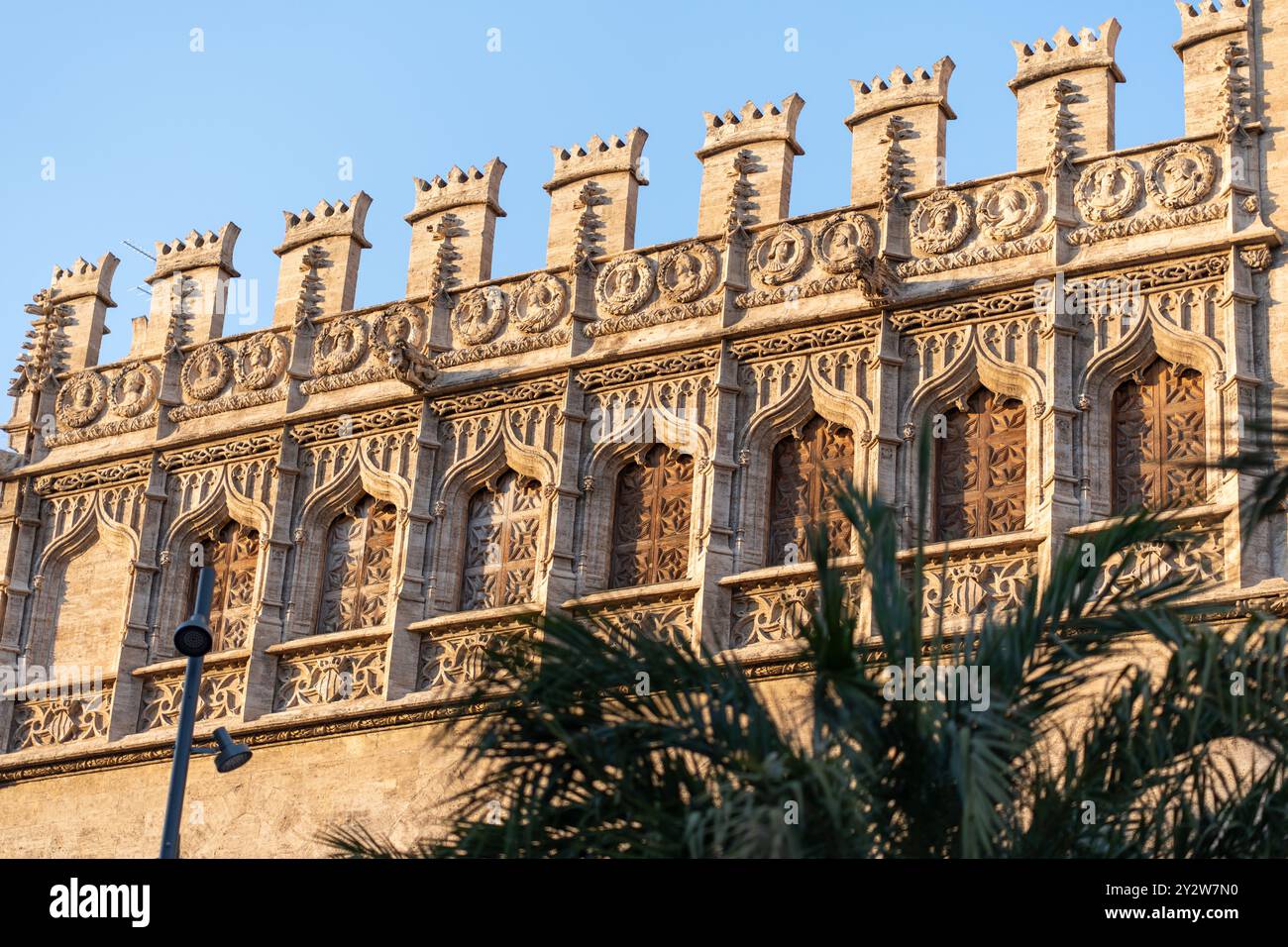 The elegant facade of a historical building beautifully showcases ...