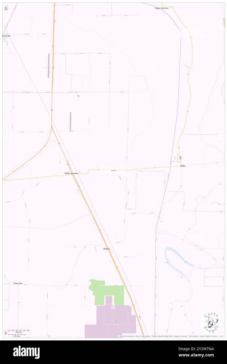 Chicot county map Cut Out Stock Images & Pictures - Alamy