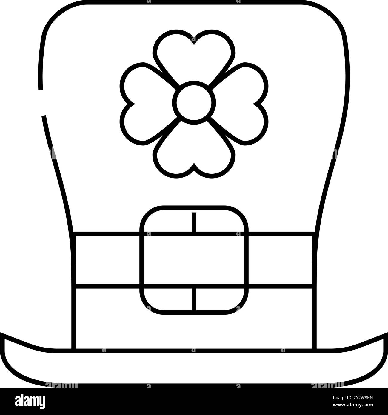 saint patrick day line icon vector illustration Stock Vector Image ...