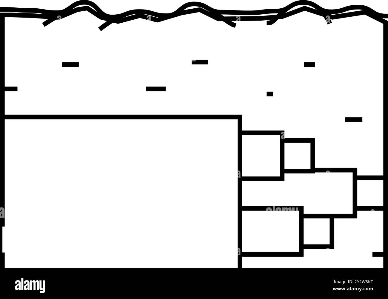 underground cable line icon vector illustration Stock Vector Image ...