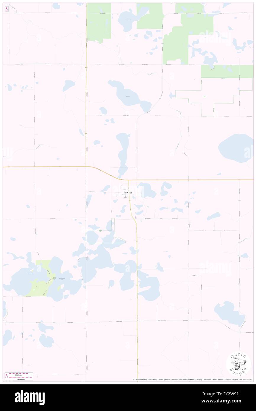 Kandiyohi county map Cut Out Stock Images & Pictures - Alamy