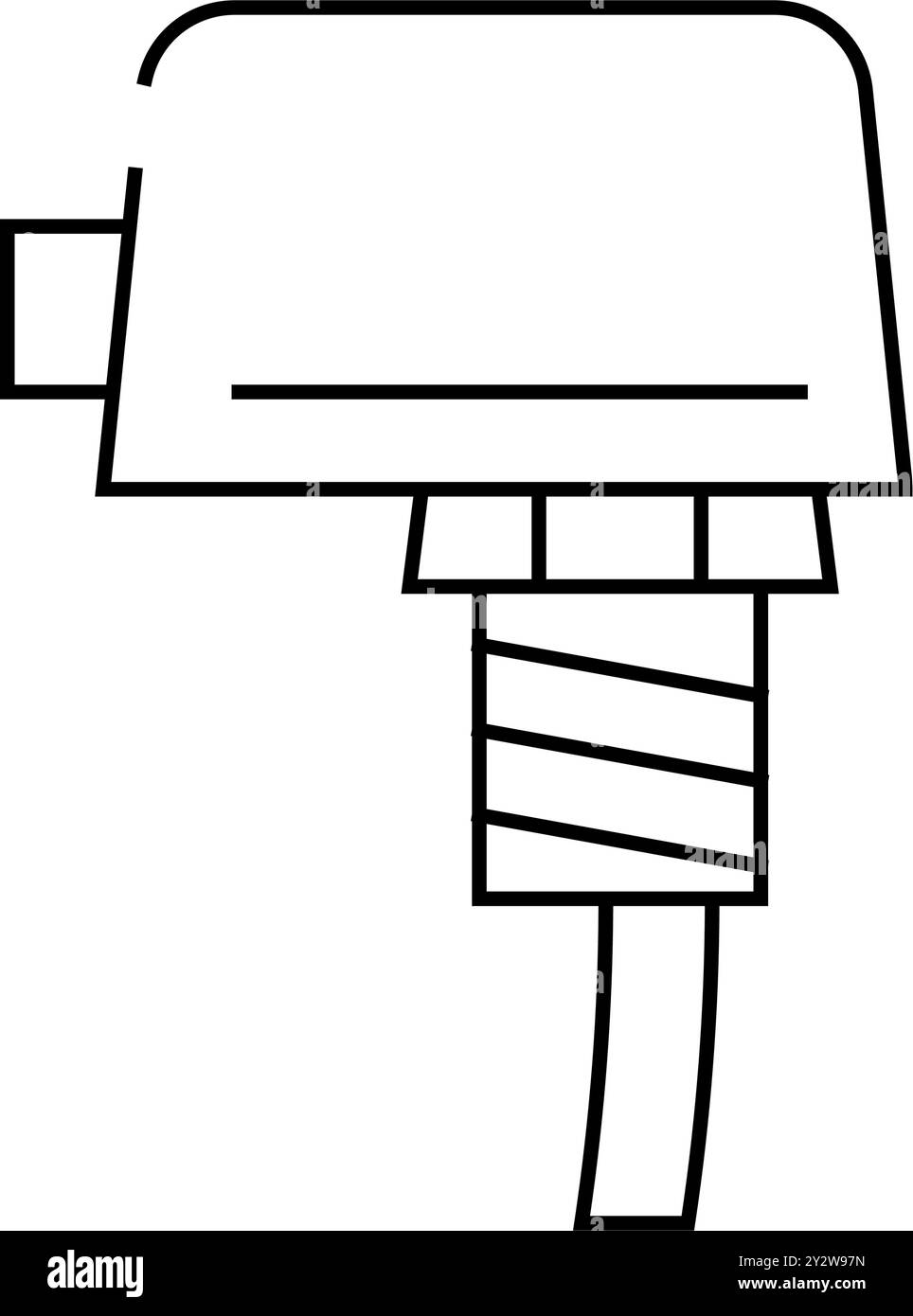 liquid flow switch line icon vector illustration Stock Vector Image ...