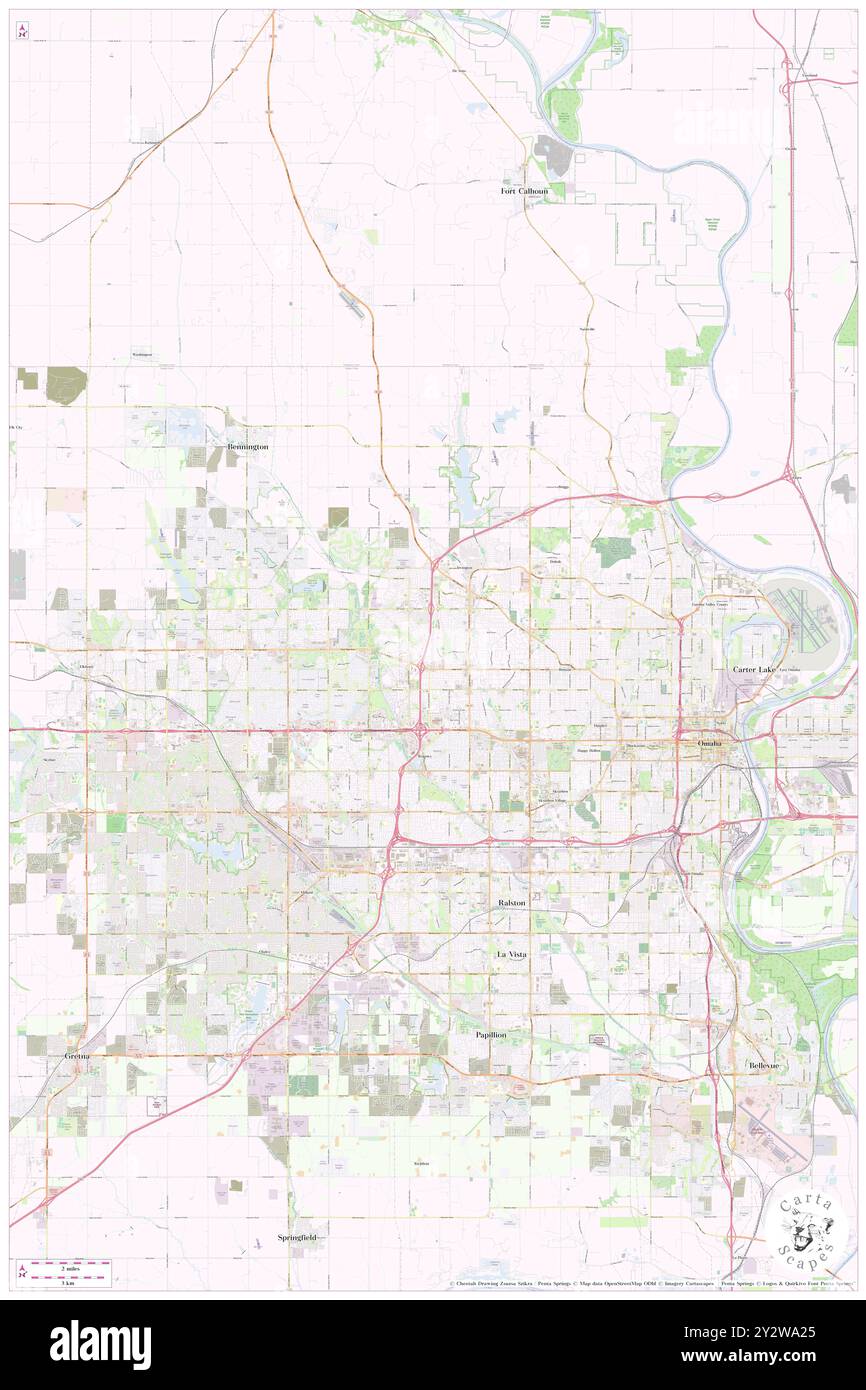 Omaha, Douglas County, US, United States, Nebraska, N 41 15' 22'', S 95 ...