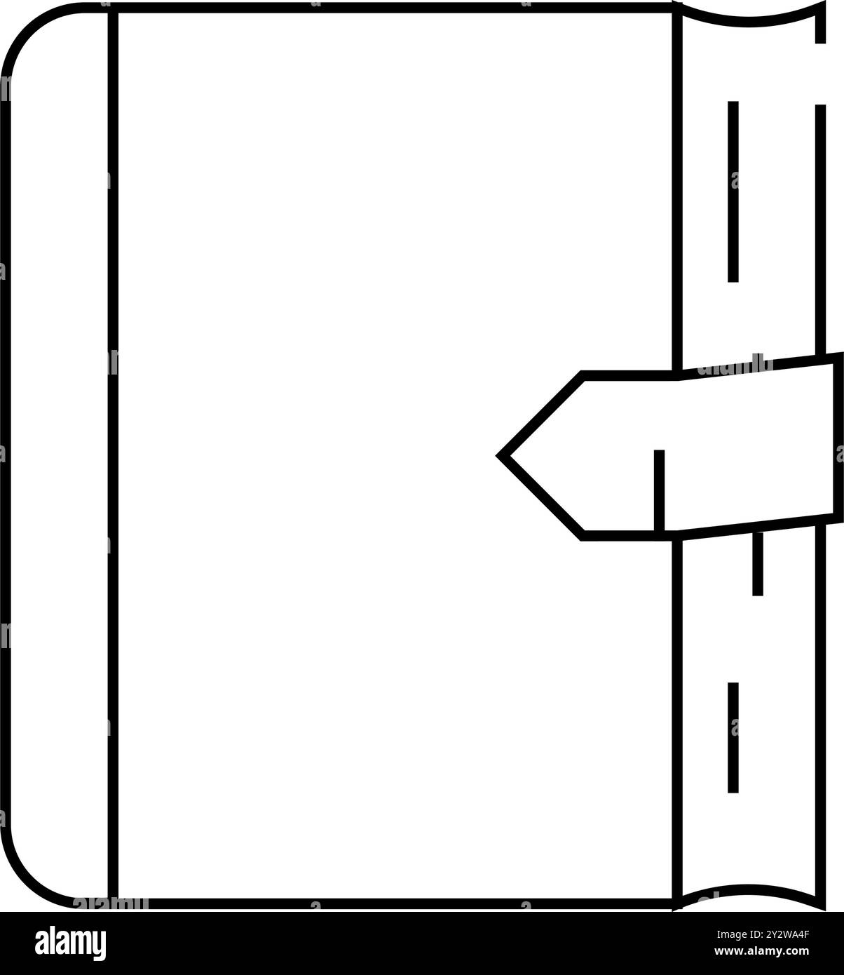 diary notebook line icon vector illustration Stock Vector Image & Art ...