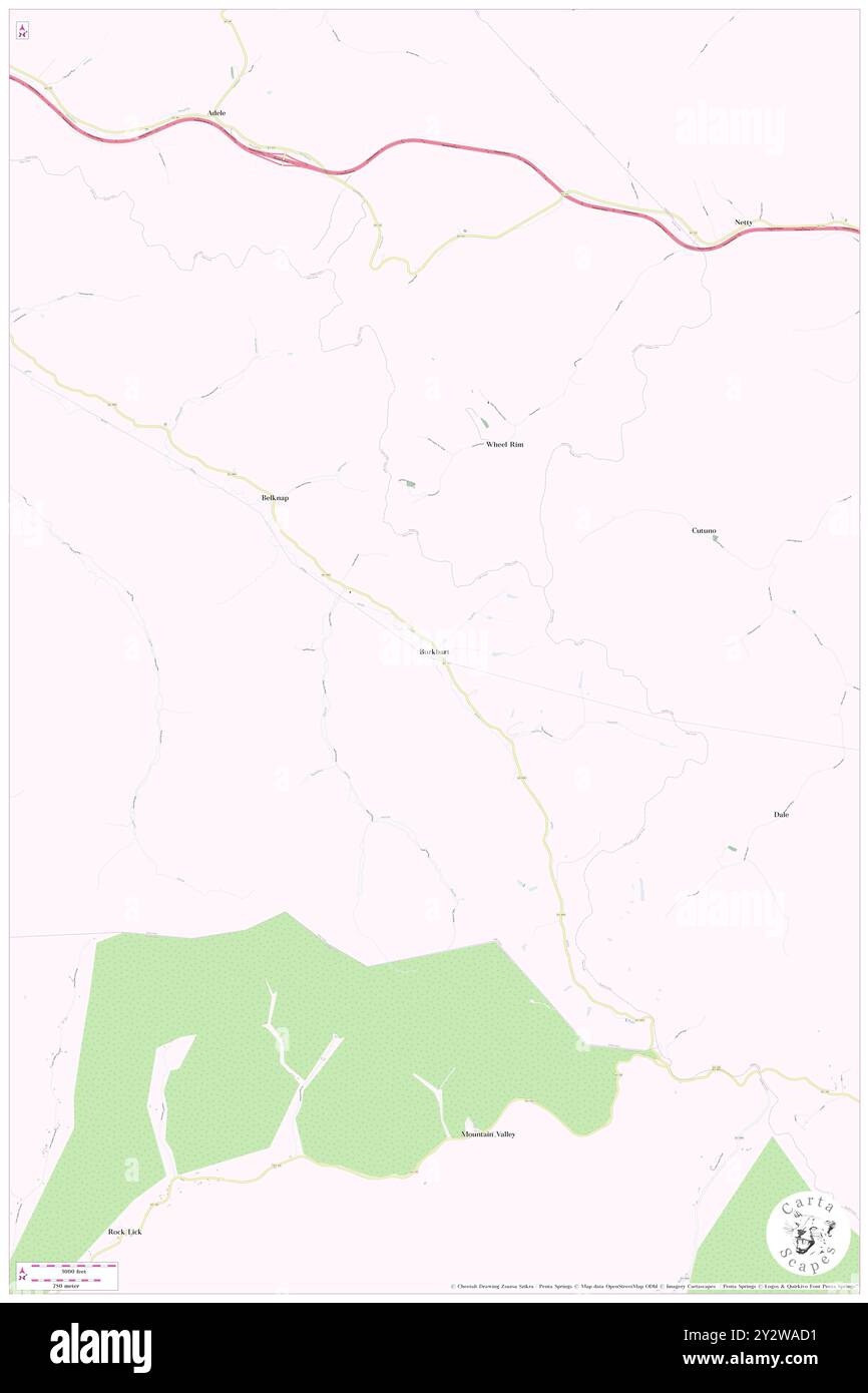 Wolfe county map Cut Out Stock Images & Pictures - Alamy