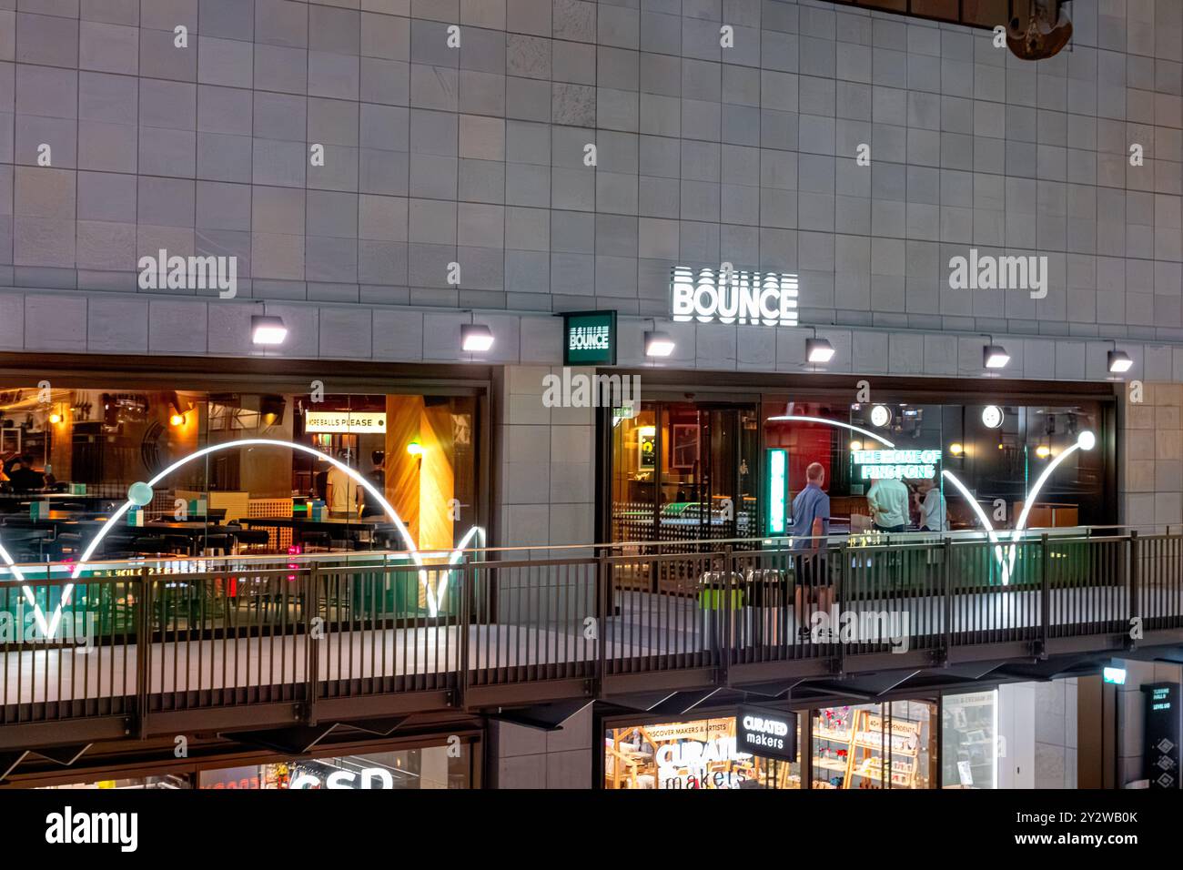 Bounce Battersea , a ping pong , table tennis leisure venue on Level ...