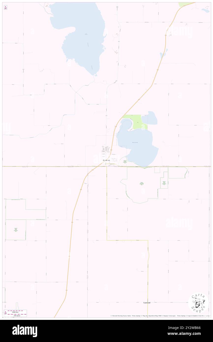 Emmons county map Cut Out Stock Images & Pictures - Alamy