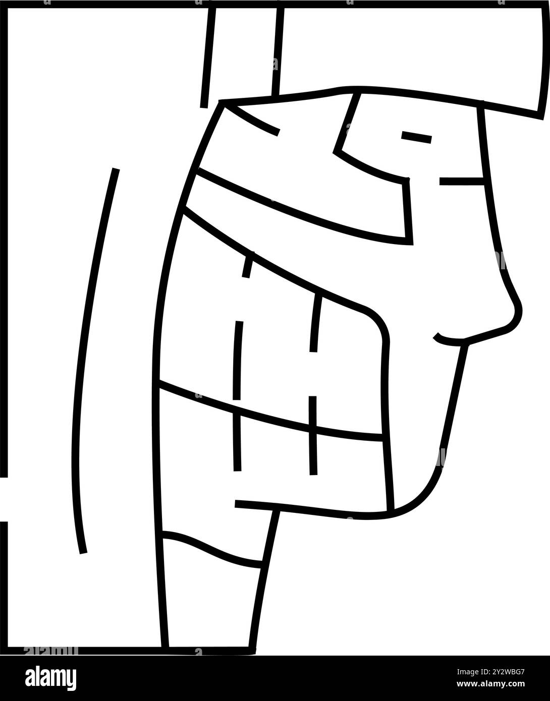 Lip augmentation facial lifting Cut Out Stock Images & Pictures - Alamy