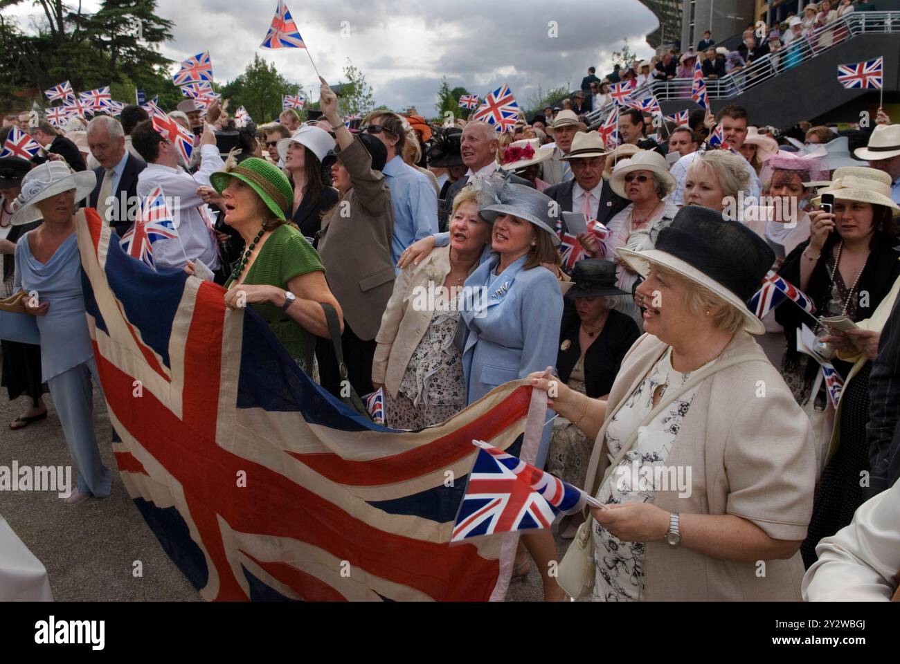 Land of Hope and Glory and Rule Britannia patriotic English songs being ...