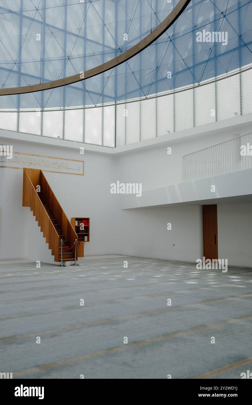 The interior of an empty mosque in Ljubljana, Slovenia Stock Photo - Alamy