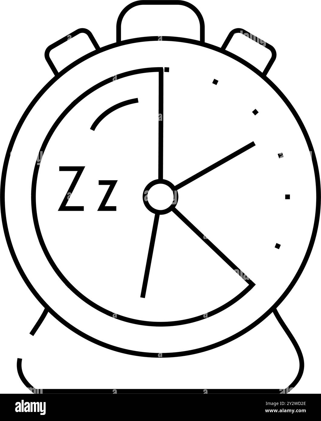 sleep hours line icon vector illustration Stock Vector Image & Art - Alamy