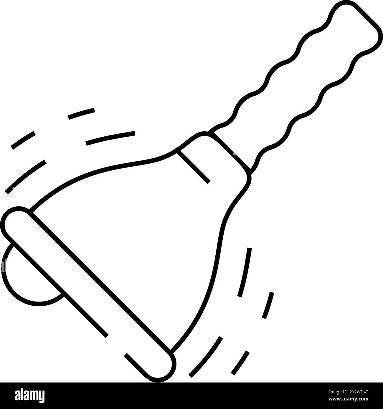 bell tool line icon vector illustration Stock Vector Image & Art - Alamy