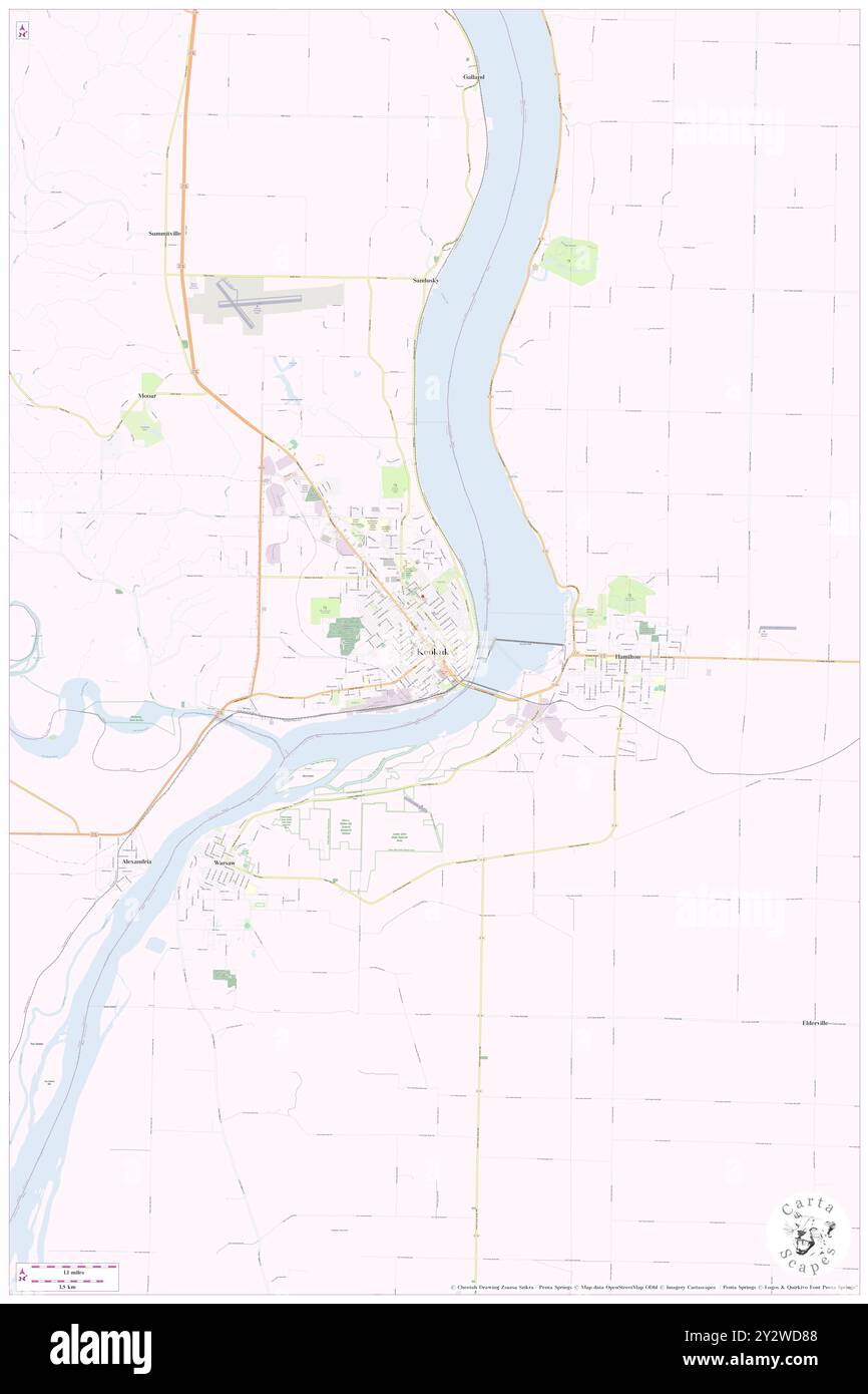 Keokuk iowa map Cut Out Stock Images & Pictures - Alamy