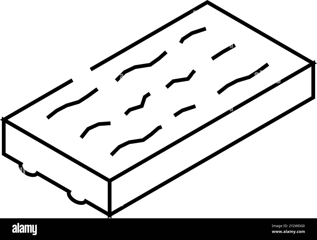 exterior facing brick line icon vector illustration Stock Vector Image ...