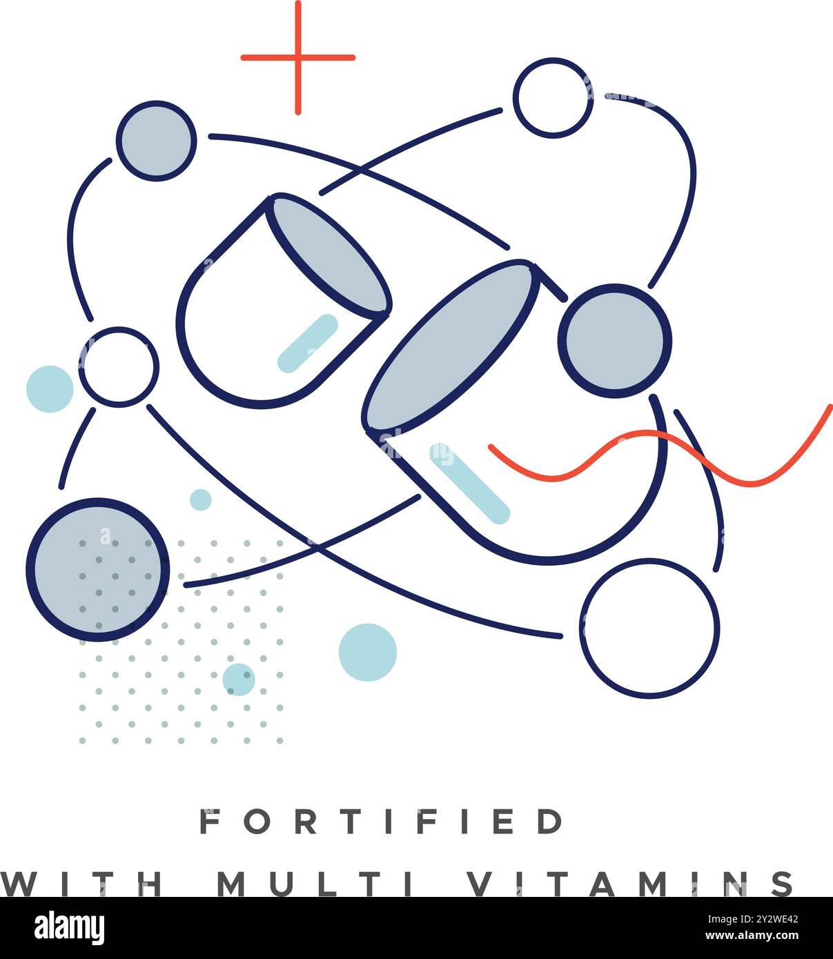 Packaging Icon - Fortified with Multi-Vitamins - Stock Icon as EPS 10 ...