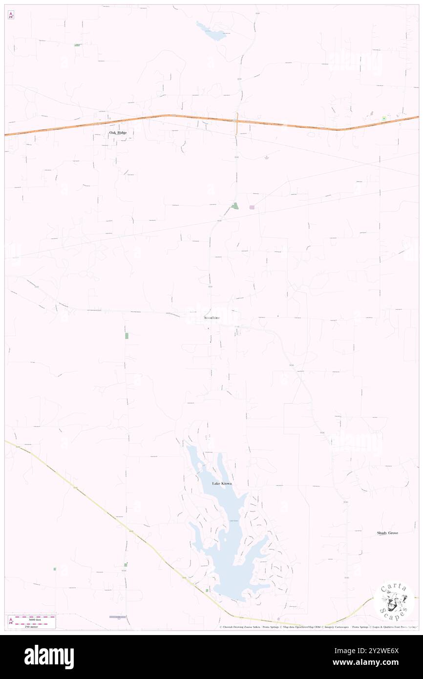 Woodbine, Cooke County, US, United States, Texas, N 33 36' 38'', S 97 0 ...