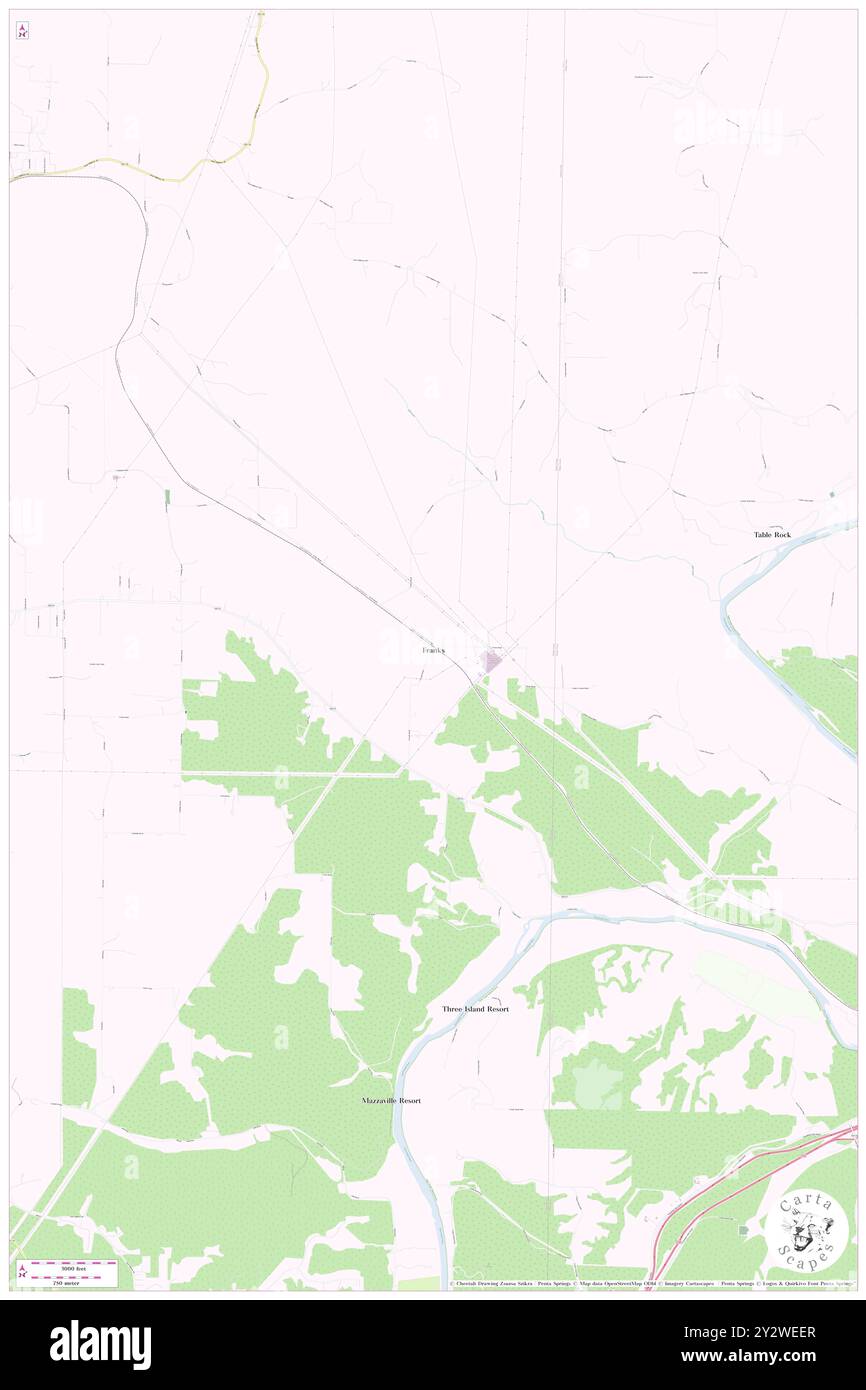 Franks, Pulaski County, US, United States, Missouri, N 37 57' 10'', S ...