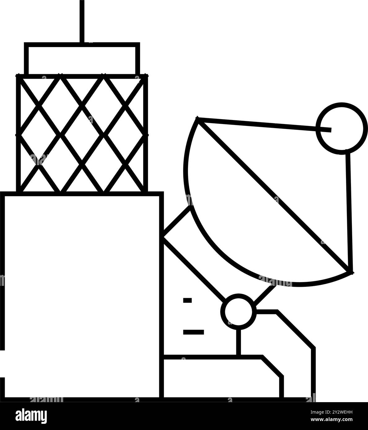 coaxial cable for television signals line icon vector illustration ...