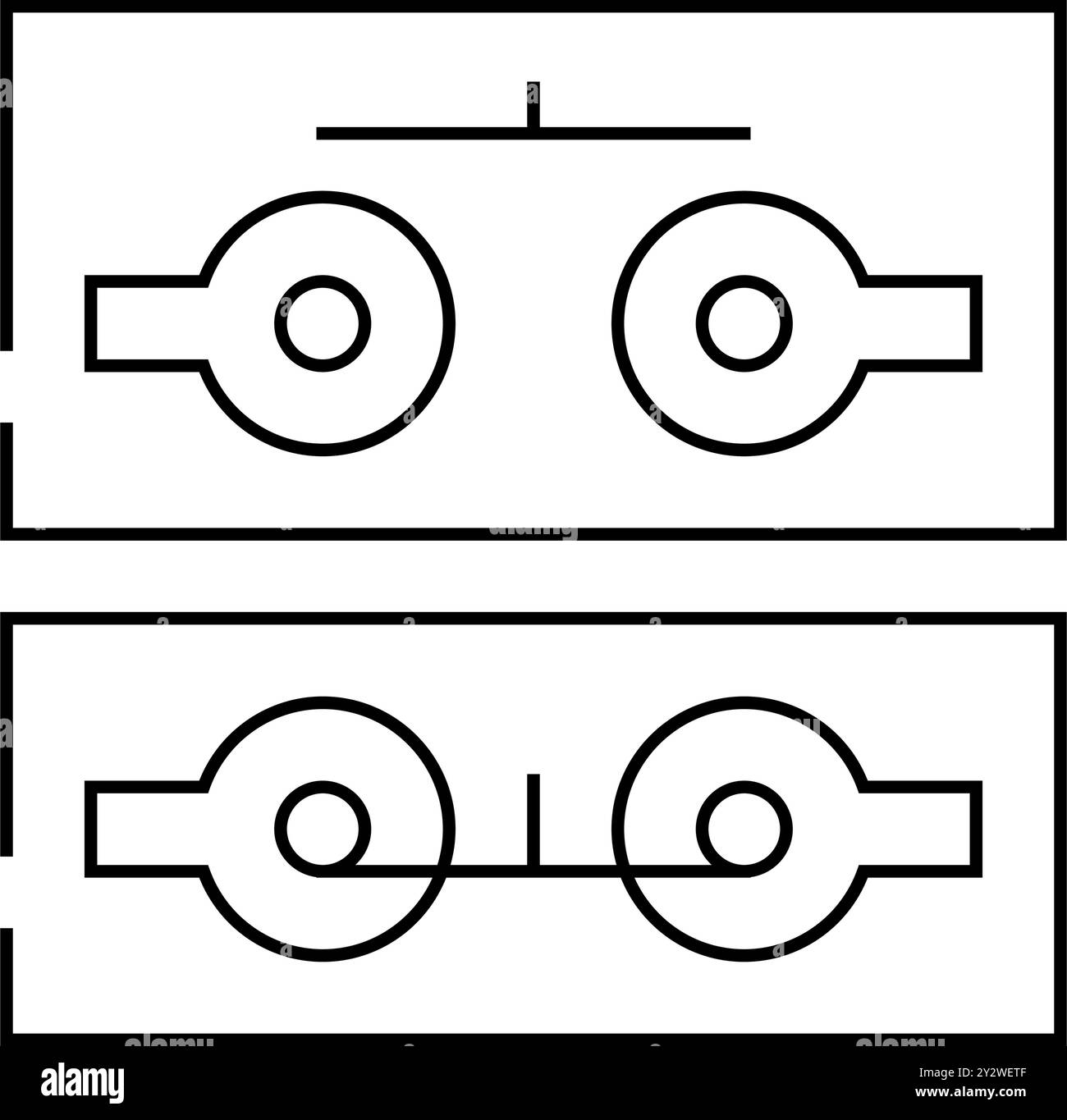 push button switch mechanism line icon vector illustration Stock Vector ...