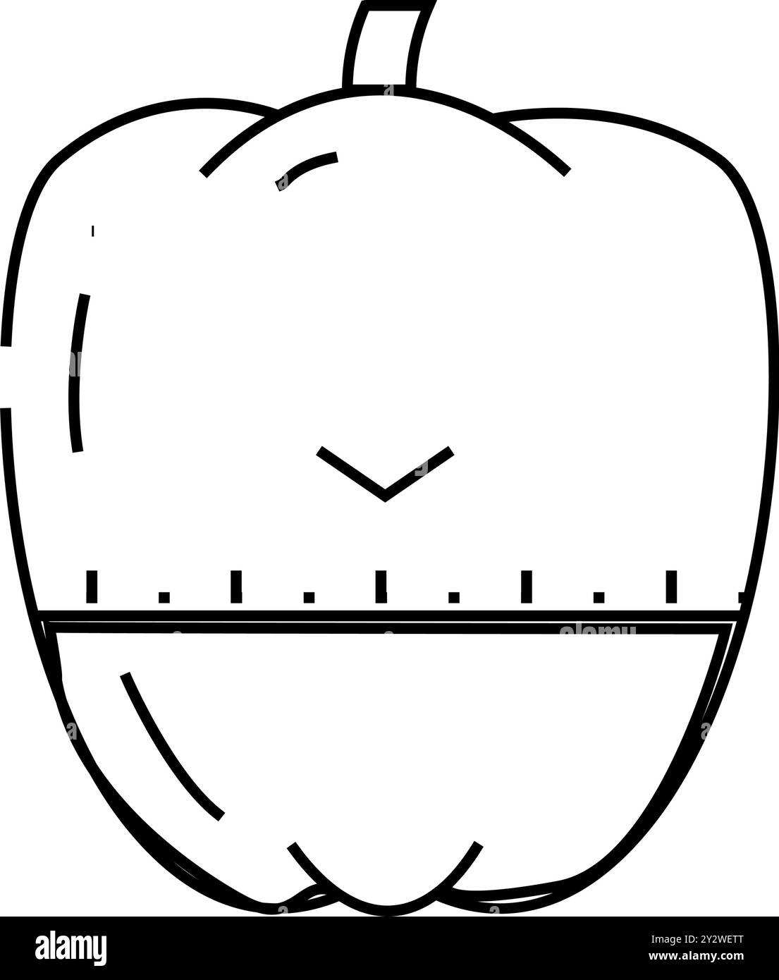 cooking time timer line icon vector illustration Stock Vector Image ...