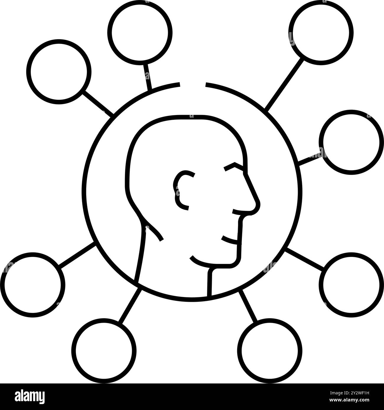 communication network line icon vector illustration Stock Vector Image ...