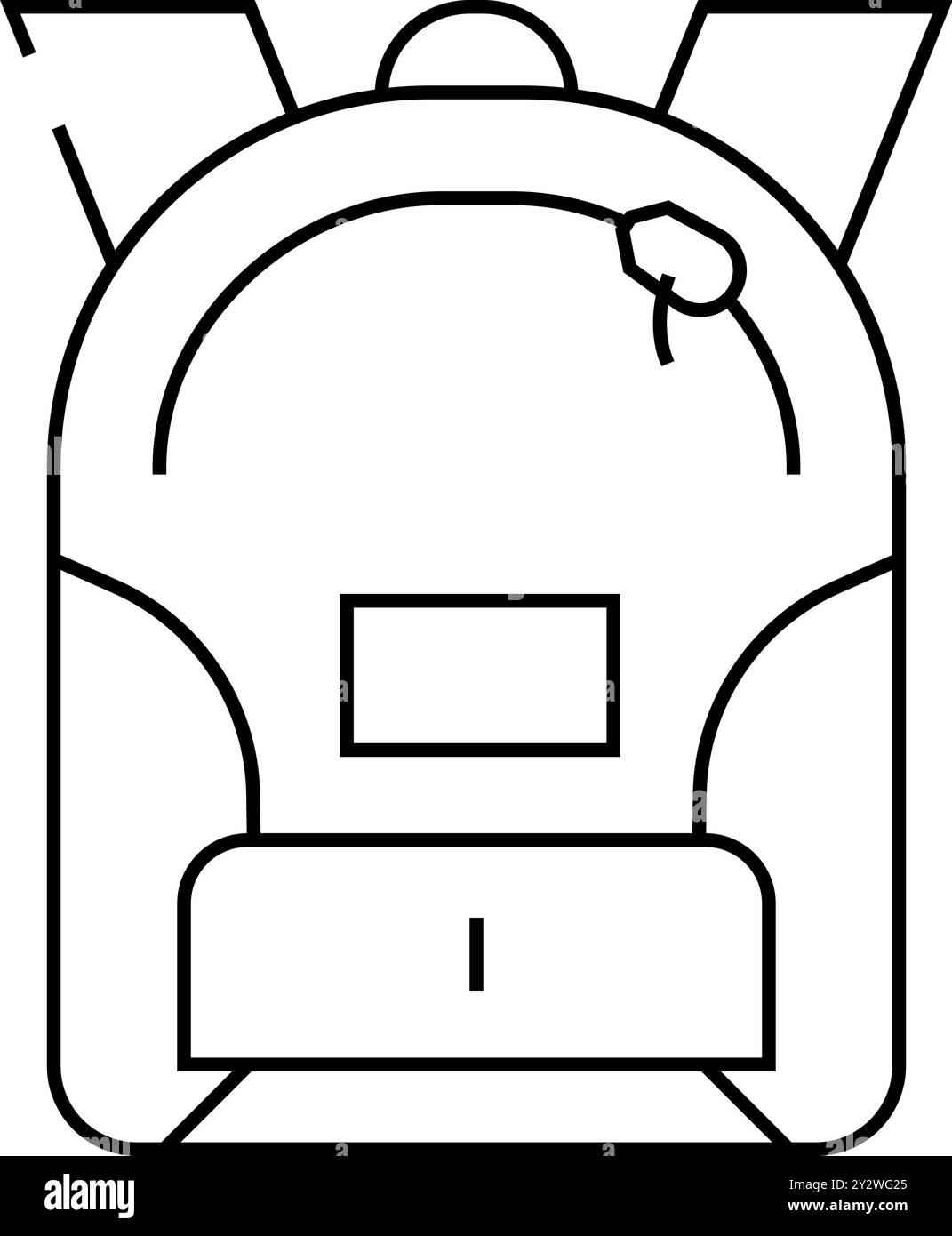 School backpack chair Black and White Stock Photos & Images - Alamy