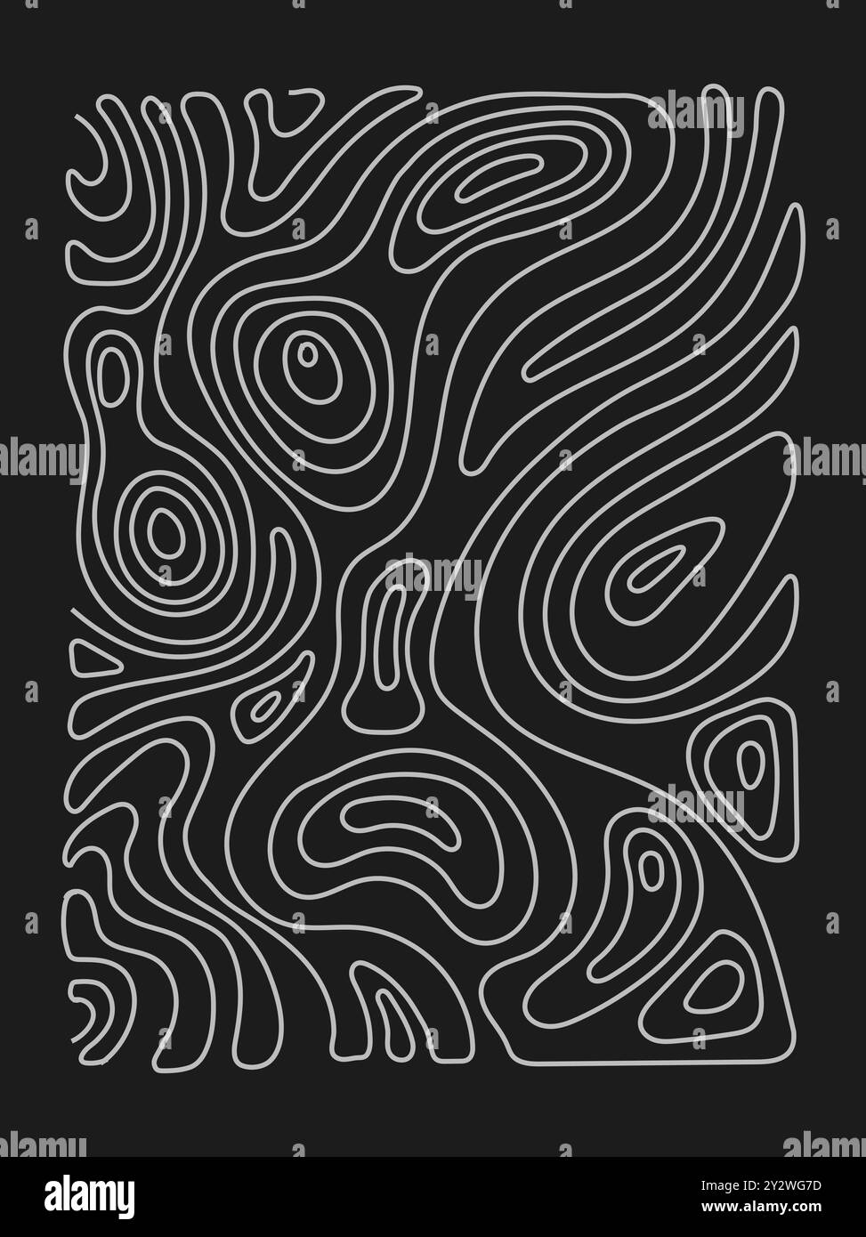 Topographic map. Geographic mountain relief. Abstract lines background. Contour maps. Vector ...